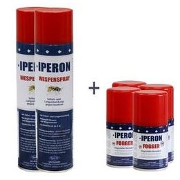 LYRA PET IPERON® 5 x 200 ml Fogger Ungeziefervernebler & 5 x 400 ml Wespenspray im Set