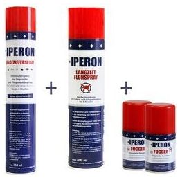 LYRA PET IPERON® 750 ml Ungezieferspray & 200 ml Fogger & 400 ml Flohspray im Set