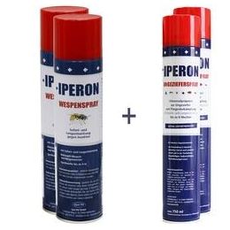 LYRA PET IPERON® 4 x 750 ml Ungezieferspray & 4 x 400 ml Wespenspray im Set