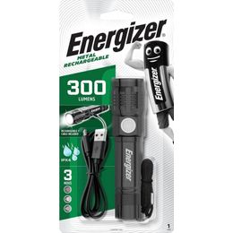 Energizer Taschenlampe Value Metal Rechargeable 300 Lumen, schwarz