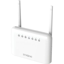 Strong 350 für mobiles WLAN 4G/LTE-Router, 300 Mbit/s, 4x Ethernet Anschluss, weiß