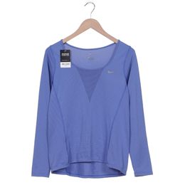 Nike Damen Langarmshirt, blau, Gr. 38