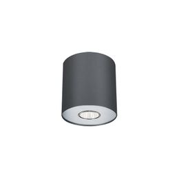 Licht-Erlebnisse - Grauer Strahler für Decke Moderne Leuchte 14cm point - Silber, Graphit
