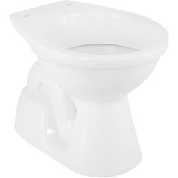 aquaSu - Basic Stand wc, Bodenstehende Toilette, Standard-Form, Mit gängigen WC-Sitzen kompatibel, Geruchsarmer Tiefspüler, Abgang innen senkrecht,