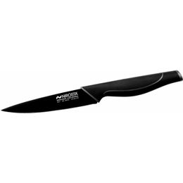 Nirosta - Universalmesser wave, Küchenmesser aus Edelstahl mit Soft-Touch Griff, scharfes Allzweckmesser, handgeschärfte Klinge mit