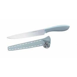 Nirosta Universalmesser eversharp, Allzweckmesser mit Soft-Touch Griff, mit nachschärfendem Klingenschutz, Küchenmesser mit ewig scharfer Klinge
