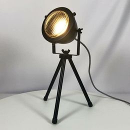 Vintage Metall Tischlampe 'mott' Inklusive Glühbirne Farbe Schwarz - Schwarz