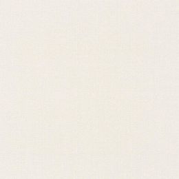 A.S. Création Skandinavische Tapete in Crème Weiß | Helle Hygge Vliestapete in Leinenoptik für Schlafzimmer und Büro | Nordische Vlies Unitapete schlicht - Beige /