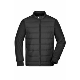 James Nicholson James&nicholson - JN1124 Mens Hybrid Sweat Jacket Gr. l black