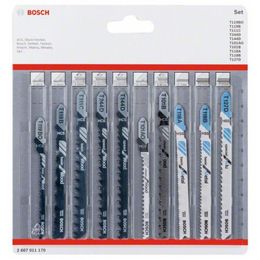 Bosch - Stichsägeblatt-Set Wood and Metal. 10-teilig