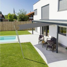 Sonnensegel Cannes 3x3m anthrazit Sonnenschutz UV-Schutz Sonnendach - Windhager