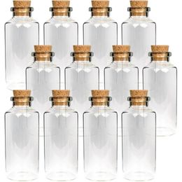 Bestlivings Mini Glasflaschen mit Korken 30ml ( 24er Pack ) - Kleine Glasfläschchen zum Befüllen - Reagenzglas Glas für Hochzeit - Mini Gläser Gastgeschenke