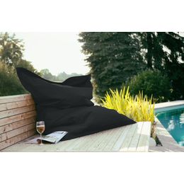 Kinzler Outdoorfähiger Riesensitzsack ca. 140 x 180 cm, Farbe schwarz