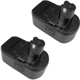 TRADESHOP 2x Trade-shop Li-Ion Akku 18V / 4000mAh ersetzt Ryobi BPL-1815 BPS-1820 BPL-1820G BPL18151 BPL1820 P102 P103 P104 P107 für R18I-0 Akku Kompressor