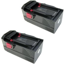 TRADESHOP 2x Trade-shop Li-Ion Akku, 36V / 3000mAh für Hilti TE6A TE-6A TE-6A TE7A TE-7A TE-7-A Bohrhammer Schlagbohrmaschine Akkuschrauber Bohrmaschine