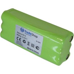 TRADESHOP Hochleistungs Ni-Mh Akku, 14,4V / 2500mAh / 36Wh für Dirt Devil Libero M606, M606-1, M606-2, M606-3, M606-4 Spider M607, M612 Fusion M611 Puck M610