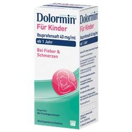 Johnson & Johnson GmbH Dolormin für Kinder Ibuprofensaft 40 mg/ml Susp. 100 ml