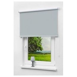 Lysel - Qualitätsrollo abdunkelnd fenstergrau, (B x H) 93cm x 275cm in grau/fenstergrau