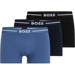 BOSS Bold Pants, 3er-Pack, Logo-Gummibund, für Herren, schwarz, L