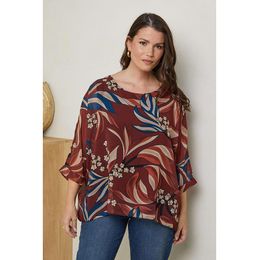 Curvy Lady Bluse in Rostrot - 48/50