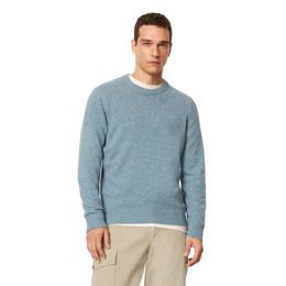 Marc O'Polo Rundhalspullover MARC O'POLO Gr. L, blau (lightly charred) Herren Pullover Rundhalspullover