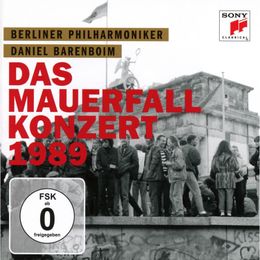 Sony Music Das Mauerfallkonzert 1989 - Daniel Barenboim, Berliner Philharmoniker. (CD mit DVD)