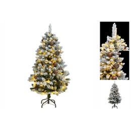 vidaXL Künstlicher Weihnachtsbaum Künstlicher Weihnachtsbaum Klappbar 150 LEDs Kugeln 150 cm