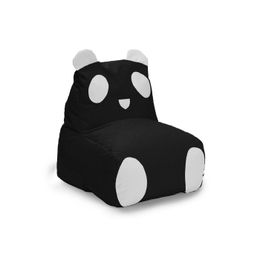 Lumaland Sitzsack Kinder Panda 75x65x65 cm (1x Kindersitzsack)