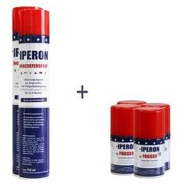 LYRA PET IPERON® 5 x 750 ml Ungezieferspray & 5 x 200 ml Fogger im Set + Zeckenhaken