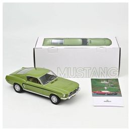 Norev Modellauto Ford Mustang Fastback GT 1968 hellgrün metallic Modellauto 1:12 Norev