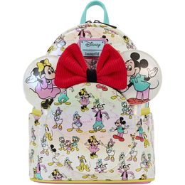 Micky Mouse Mickey Mouse Loungefly - Mickey & Friends - Disney 100 AOP Ear Holder Mini-Rucksack multicolor