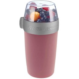 Westmark Mehrwegbecher, Kunststoff, (1-tlg), Müslibecher, 700 ml, Made in Germany, rosa