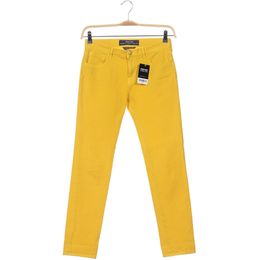 Jacob Cohen Damen Jeans, gelb, Gr. 38