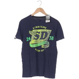 Superdry Herren T-Shirt, marineblau, Gr. 52
