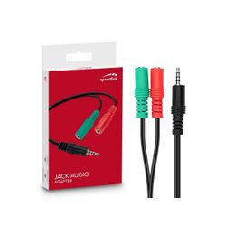 Speed-Link Speedlink Headset-Adapter Y Splitter Konverter Audio Video-Adapter 3