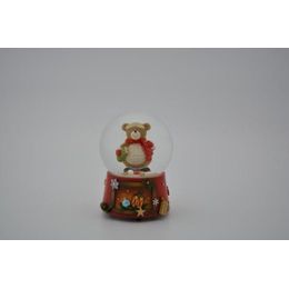 Musicboxworld Spieluhr Schneekugel Teddybär mit Geschenk
