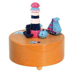 Musicboxworld Spieluhr Leuchtturm/ Boot