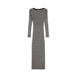 Bershka Kleid Damen Größe L schwarz / weiß