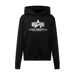 Alpha Industries Sweatshirt 'Carbon' Herren Gr&ouml;&szlig;e S schwarz / wei&szlig;