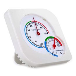 EMECO Hygrometer 2 Stück Set Kombithermometer Hygrometer Thermometer Analog Luftfeuchte