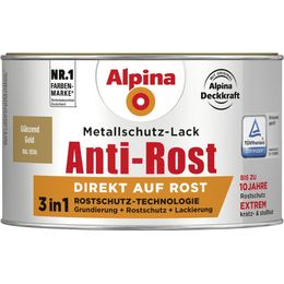 Alpina Metallschutzlack Alpina Metallschutz-Lack Anti-Rost 300 ml gold