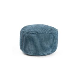 Lumaland Pouf Sitzhocker Cord Ablage kompakt 25x45 cm