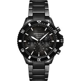 Emporio Armani Herren Chronograph "AR70010", grau