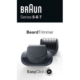Braun Aufsatz Barttrimmer, 5 verschiedene Längen einstellbar, schwarz