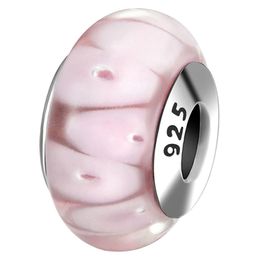 MAISON D'ARGENT Silber-/ Glas-Bead in Rosa