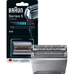 Braun Ersatzscherteil Series 5 52S, kompatibel mit Series 5 Rasierern, silberfarben