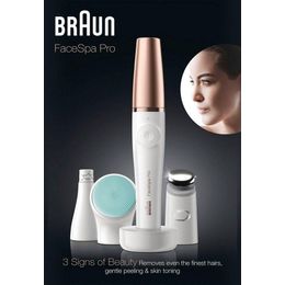Braun Gesichtsepilierer FaceSpa Pro 913, weiß