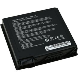 Powery Akku für Asus G55V Laptop-Akku 5200 mAh (14.4 V), schwarz