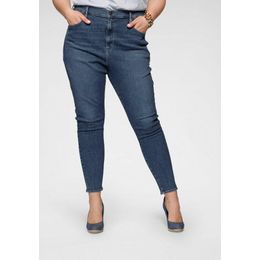 LEVI'S® PLUS Levi's® Plus Skinny-fit-Jeans MILE HIGH, blau