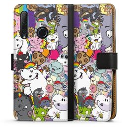 DeinDesign Handyhülle Pummeleinhorn Pummel & Friends Freundschaft Friendship Wimmelbild, Huawei Honor 20 Lite Hülle Handy Flip Case Wallet Cover